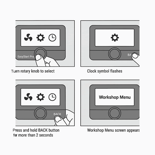 How to Access the EasyStart Pro Workshop Menu: Step-by-Step | Butler Technik