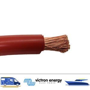 Red Battery Cable 50mm Hi Flex for Victron Inverters 345amp DC | Butler ...